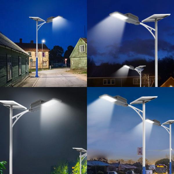 Quality Automatic Solar Smart Street Light IP65 Waterproof High Lumen Remote Control for sale