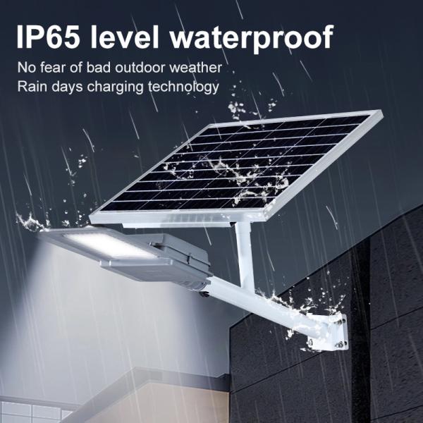 Quality Automatic Solar Smart Street Light IP65 Waterproof High Lumen Remote Control for sale