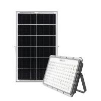 Quality Outdoor Courtyard Solar Powered Flood Light Remote Control Rainproof Lightning for sale