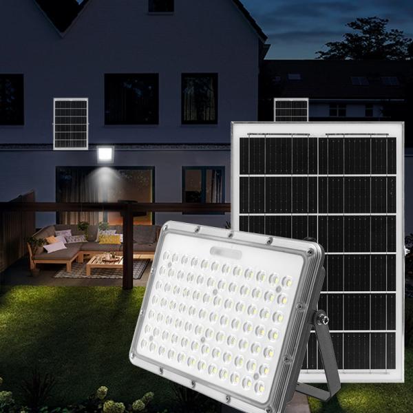 Quality Low Carbon Solar LED Floodlight Light Control For Park Construction Site for sale