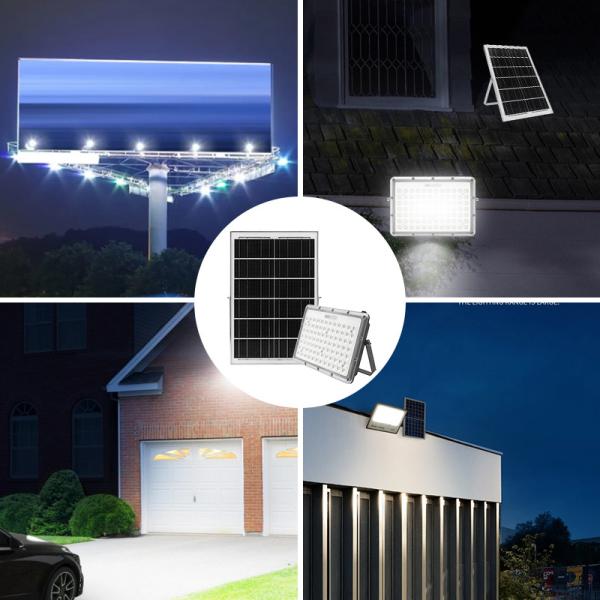 Quality Low Carbon Solar LED Floodlight Light Control For Park Construction Site for sale