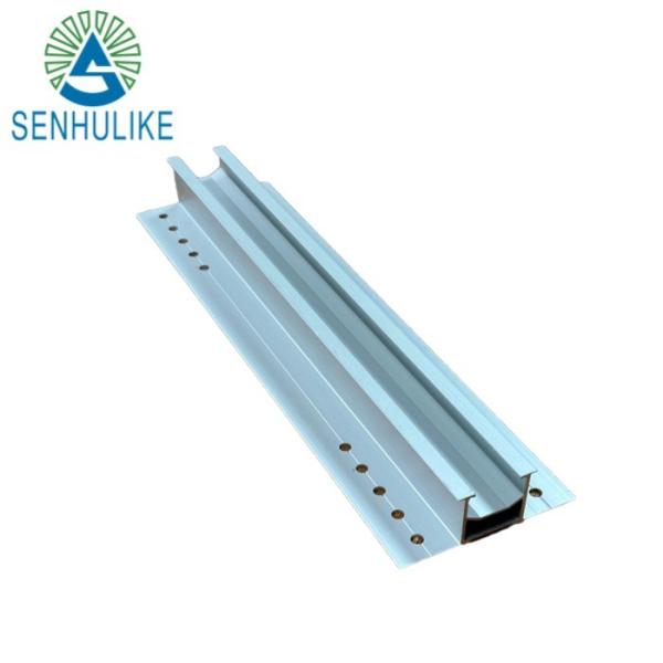 Quality Short Solar PV Mounting Rail Solar Kits Aluminium Metal Structure Pitched for sale
