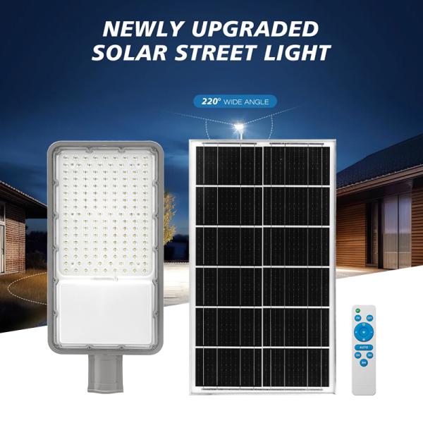 Quality High Lumen Brightness Split Solar LED Street Light Aluminum Housing IP65 Waterproof for sale