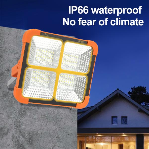 Quality High Power Tent Solar Charging Lamp IP66 Powerful Magnet For Multiple Occasions for sale