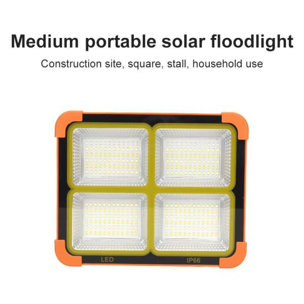 Quality USB Emergency Solar Panel Floodlight IP66 Waterproof 4 Modes For Hiking Camping for sale