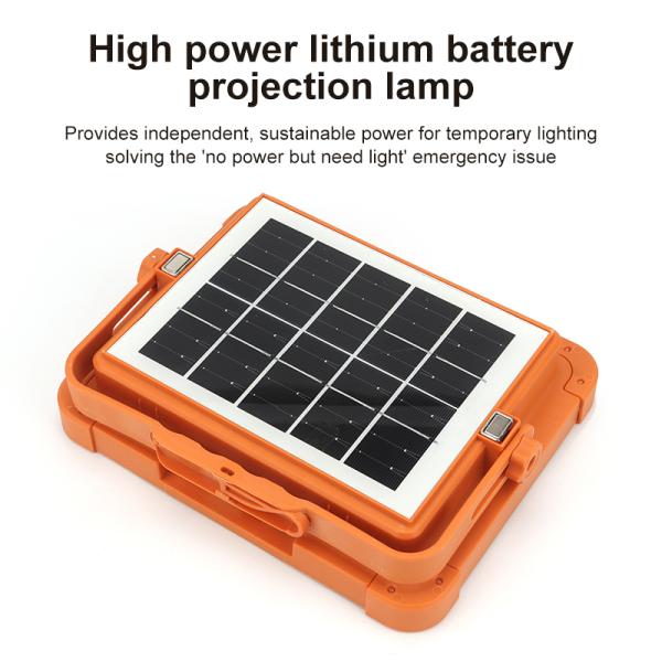 Quality USB Emergency Solar Panel Floodlight IP66 Waterproof 4 Modes For Hiking Camping for sale