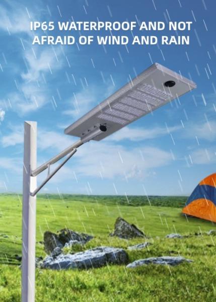 Quality High Brightness All In One Solar Street Light IP65 with Remote Control for sale