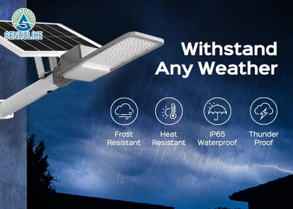 Quality Led Chip Stand Alone Split Solar Panel Street Lamp 6500k Ip66 for sale