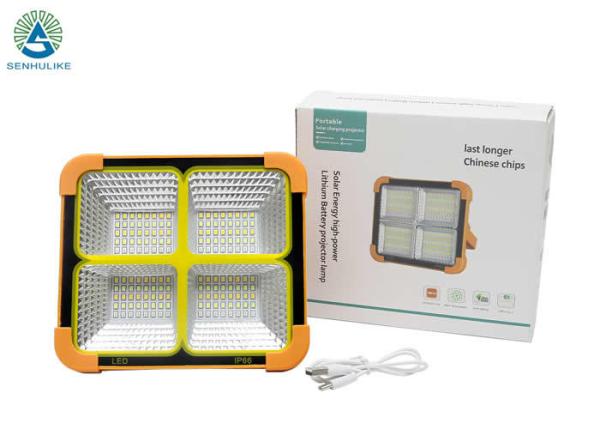 Quality Portable IP66 Solar Outdoor Flood Light Rechargeable with LED for sale