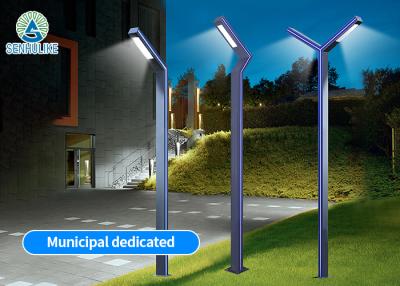 Cina Luce solare da esterno in alluminio per giardino, LED integrato, impermeabile in vendita