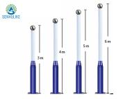 Quality Outdoor Splicing Split Solar Street Light Pole 3 Meters 4 Meters 5 Meters 6 for sale