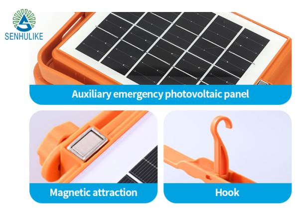 Quality Camping Emergency Outdoor Solar LED Floodlight Compact Portable for sale