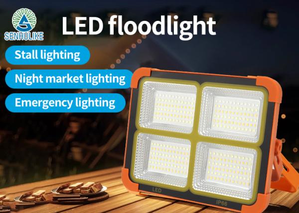 Quality Camping Emergency Outdoor Solar LED Floodlight Compact Portable for sale