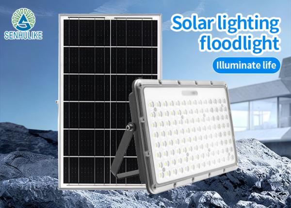 Quality Outdoor Motion Sensor Solar Flood Lights with Remote Control IP65 Waterproof for sale