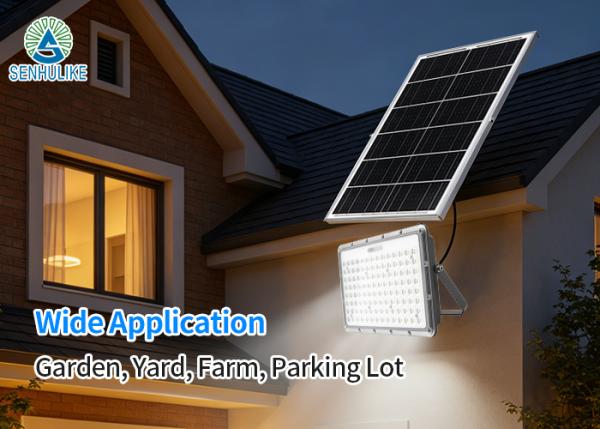Quality 84 LED Solar Flood Light,IP65 Waterproof,Microwave Sensor Timer Light Control,Aluminum Wall Lamp for Yard Garden for sale