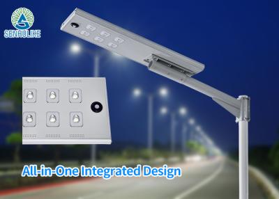 China 6‑COB All‑in‑One Solar Street Light,IP65 Microwave Sensor Solar Road Lamp,Aluminum Housing Zero Electricity Cost for sale