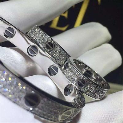 Китай C love bracelet 18k gold  white gold yellow gold rose gold diamond bracelet  Jewelry factory in Shenzhen, China продается