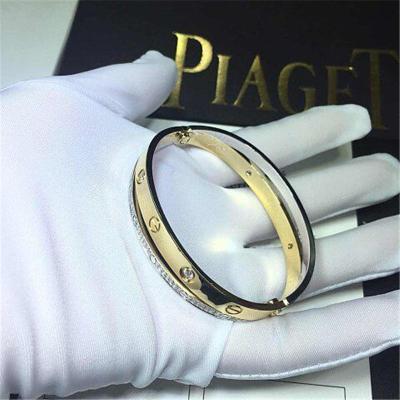 Китай C love bracelet 18k gold  white gold yellow gold rose gold diamond bracelet  Jewelry factory in Shenzhen, China продается