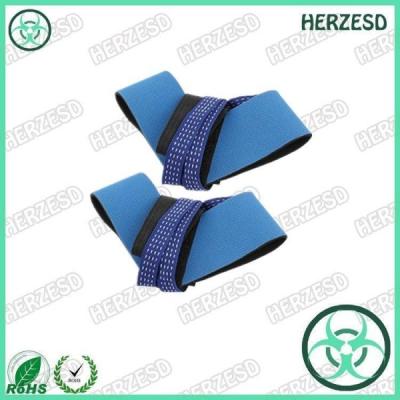 China HZ-41209A 1M Ohms ESD Antistatic Heel Strap With Blue Color for sale