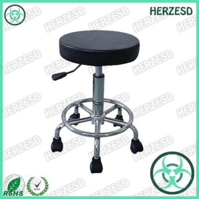 China HZ-34420 Blue And Black ESD PU Leather Chair for sale