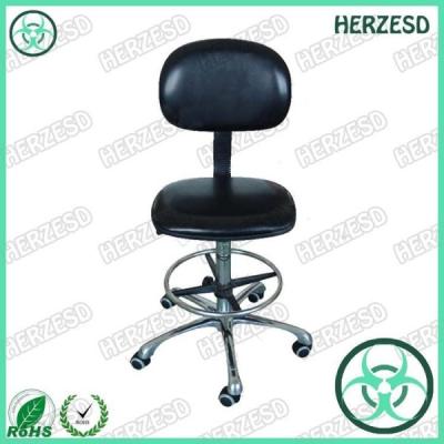 China HZ-35261 ESD PU Leather Chair With Foot Rest for sale