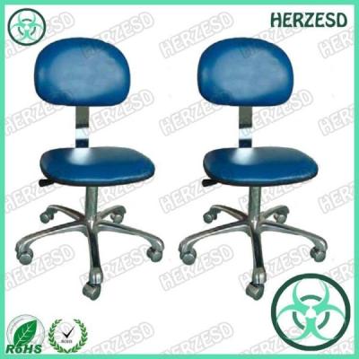 China HZ-35360 Blue ESD PU Leather Chair for sale