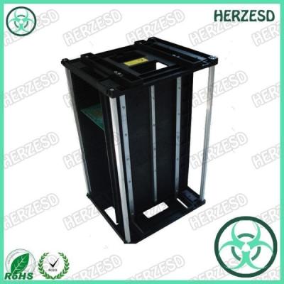 China HZ-2601 Plastic Material ESD PCB Magazine Rack for sale