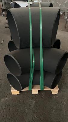 Cina Il nero d'acciaio senza cuciture del gomito della saldatura di testa del gomito del acciaio al carbonio di Sch 80 del GOST per petrolio in vendita
