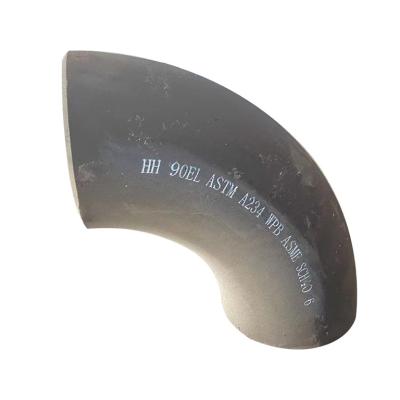 Cina Un ms senza cuciture di 45 di grado del tubo d'acciaio del gomito dell'ANSI B16.9 della saldatura di testa accessori per tubi in vendita