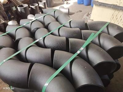 Cina I montaggi Buttweld del raggio di ASME B16.9 del gomito lungo del acciaio al carbonio l'acciaio legato un gomito senza cuciture da 90 gradi in vendita