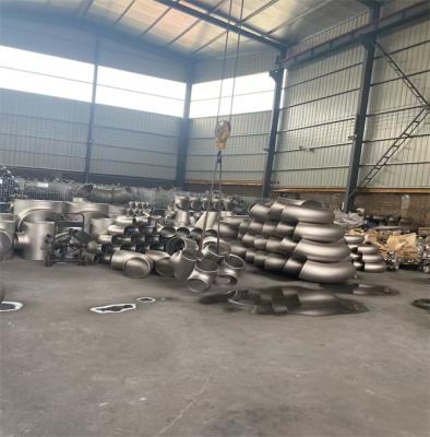 Cina Gomito del acciaio al carbonio degli accessori per tubi di grado 45DEG A234 WPB di ASME B16.9 90 montaggi di gomito da 90 gradi in vendita