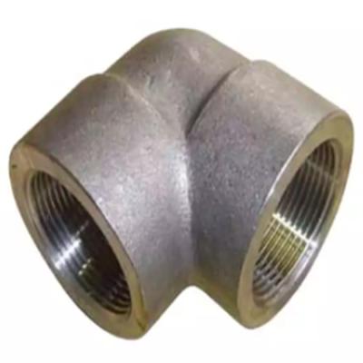Cina Il acciaio al carbonio di ASME B16.11 ASTM A105 3000LB ha forgiato il gomito infilato femminile in vendita