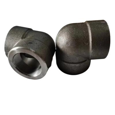 Cina Il acciaio al carbonio di ASME B16.11 ASTM A105 3000LB ha forgiato il gomito infilato femminile in vendita