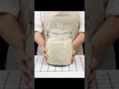 Frasco de vidro hermético transparente da especiaria do armazenamento 8000ml do alimento