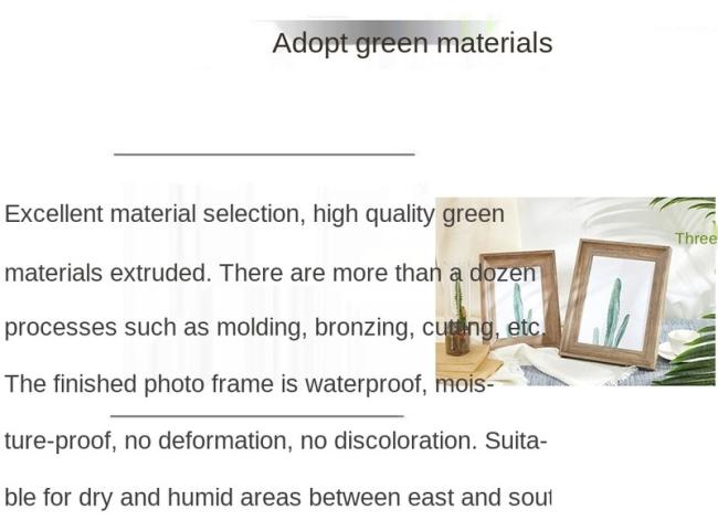 Retro style European wedding creative photo frame A4Table-top picture frame wall hanging