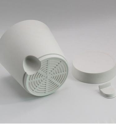China Elegant Modern Floor Plastic Pots with Attached Saucer for sale