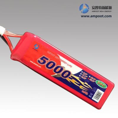 China 14.8V5000mAh High Rate Discharge Lipo Battery Pack, Jump Start Battery, R/C Battery for sale