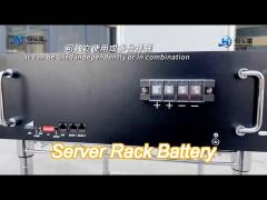 48v 100ah lifepo4 5000 times 4.8kwh server rack 48v battery white