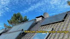 lithium battery solar storage