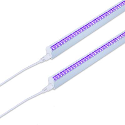 China Newest Type 395NM 365NM Black Lighting T8 UV LED Tube 18W Integrated T8 UV Lamp for sale