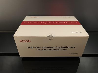 中国 全血の中和の抗体はキットのコロイド金のImmunochromatographyの試金をテストする 販売のため