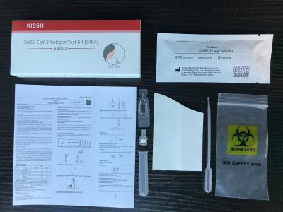 Cina Rilevazione Kit Saliva High Sensitivity dell'antigene del coronavirus del CE in vendita