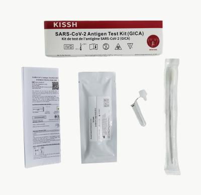 Cina Il corredo nasale 18.5*5*1.5cm Germania BfArM della prova dell'antigene di SARS-CoV-2 GICA ha elencato in vendita