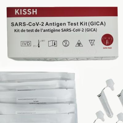 Cina Corredo rapido della prova di Rtk della saliva di Kit Coivd 19 di rilevazione dell'antigene di KISSH in vendita