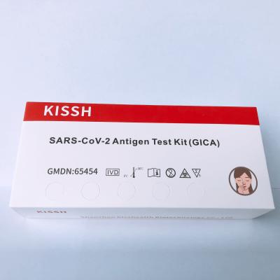 Cina Prova rapida Kit Interpret Result In 19 antigene nasale di Covid/della saliva 15 minuti in vendita