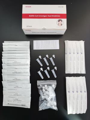 Cina Rilevazione Kit Colloidal Gold dell'antigene della proteina di Nucleocapsid di auto tempestiva 18x4x8cm in vendita