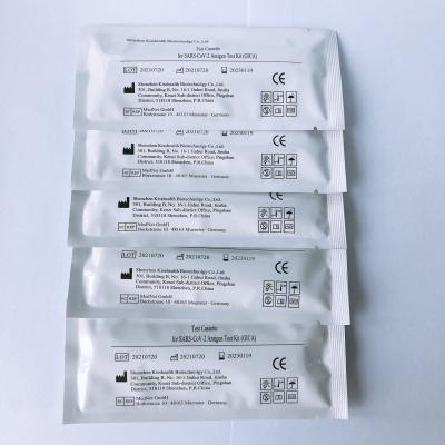 Cina Oro colloidale GICA di Kit Covid 19 rapidi facili da operare della prova dell'antigene di minuti 15-20 in vendita