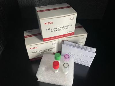 Cina PCR nucleica di Kit Real Time della prova acida del coronavirus rapido con CE Mark Ct Value Equal To 40 in vendita