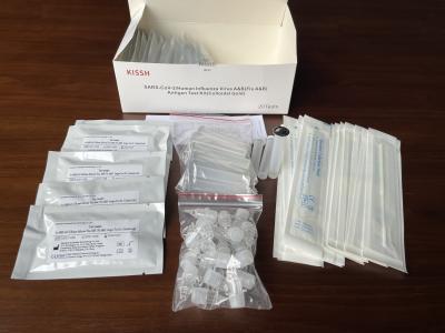 Cina Virus umano A & prova rapida Kit Antigen Detect di influenza del CE di B 3 virus allo stesso tempo in vendita