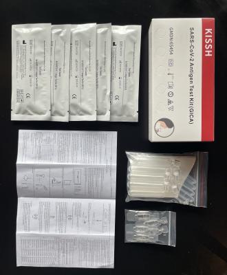China Amostra rápida Kit For Main Variants Delta Omicron da saliva do uso da casa de Covid 19 à venda